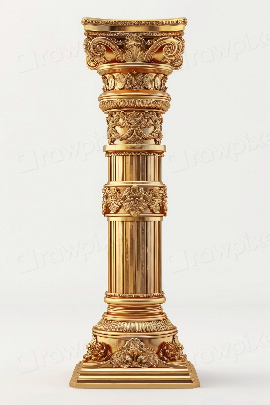 Buddhist Ashoka Pillar architecture column | Premium Photo Illustration ...