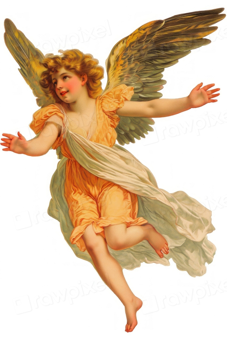 An angel flying usesual pose | Premium Photo Illustration - rawpixel