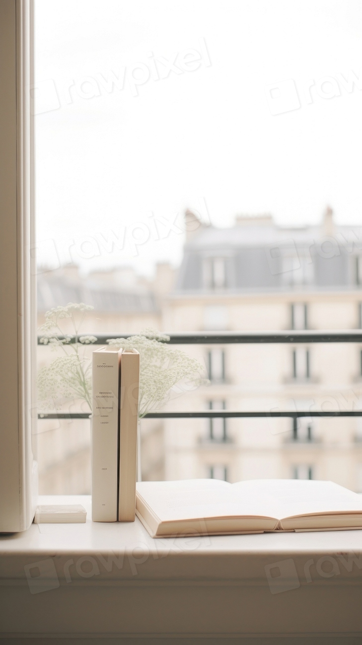 Book sitting window paris view | Free Photo - rawpixel