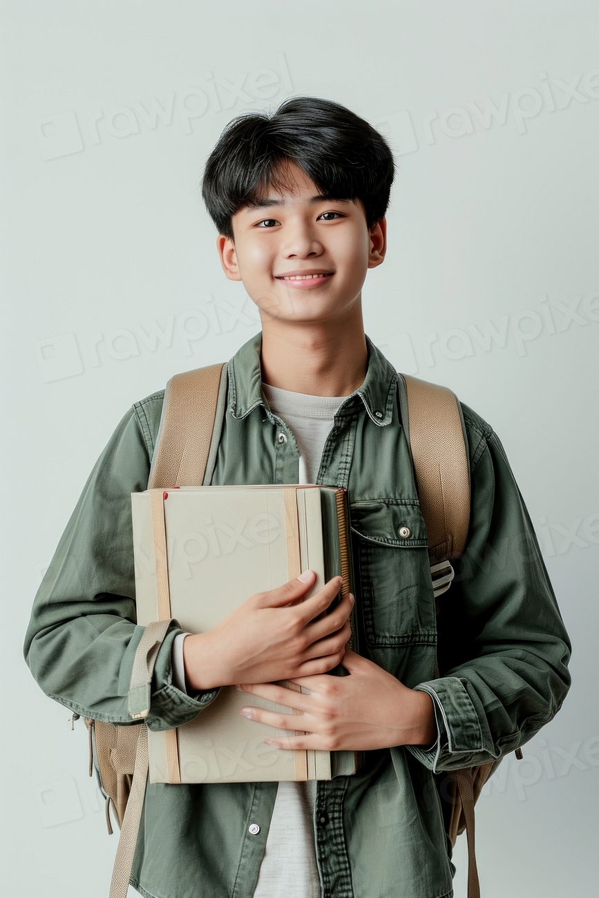 Happy Korean Student boy student | Free Photo - rawpixel