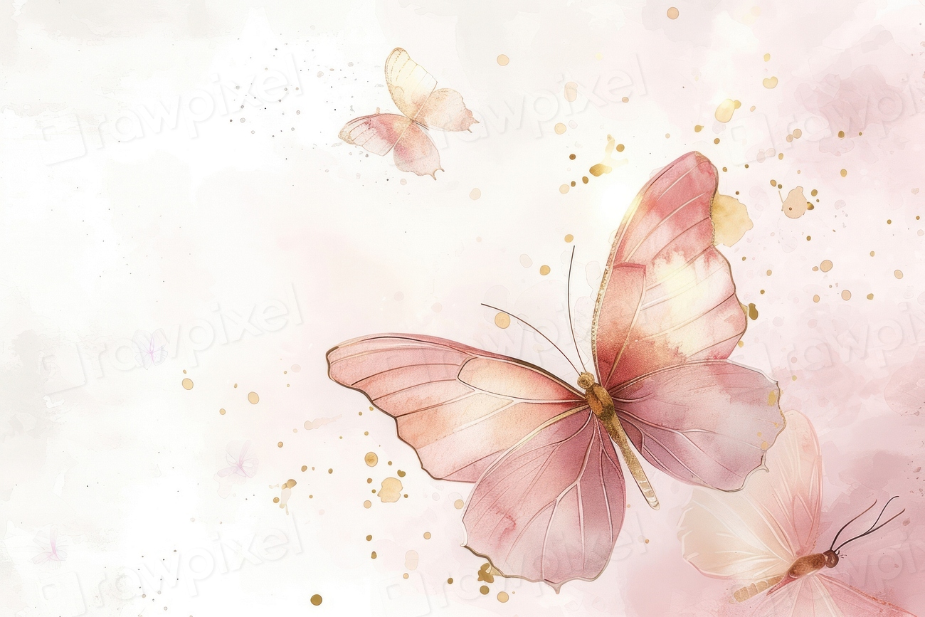 Butterfly watercolor background backgrounds painting | Premium Photo ...