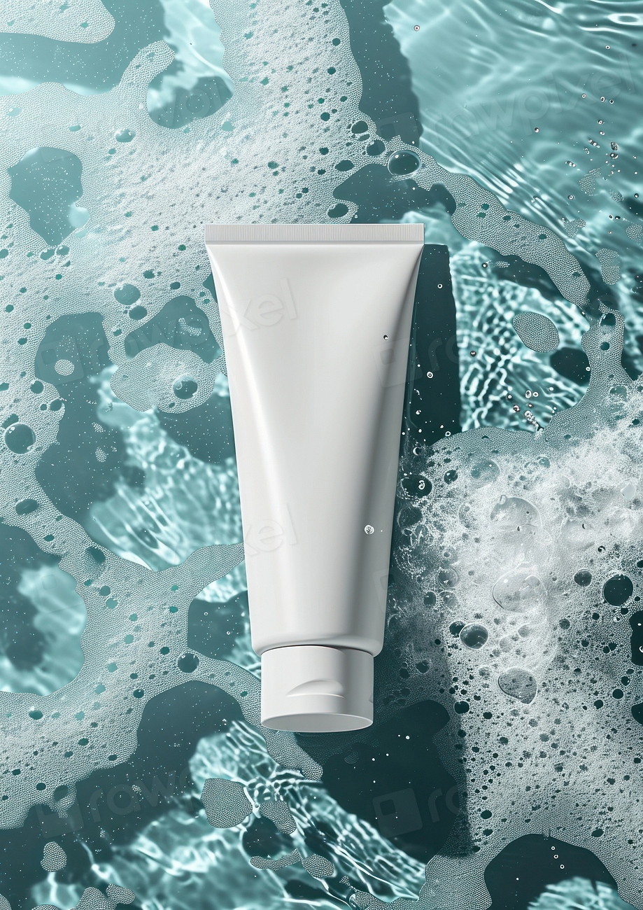 Tube packaging toothpaste cosmetics swimming. | Free Photo - rawpixel