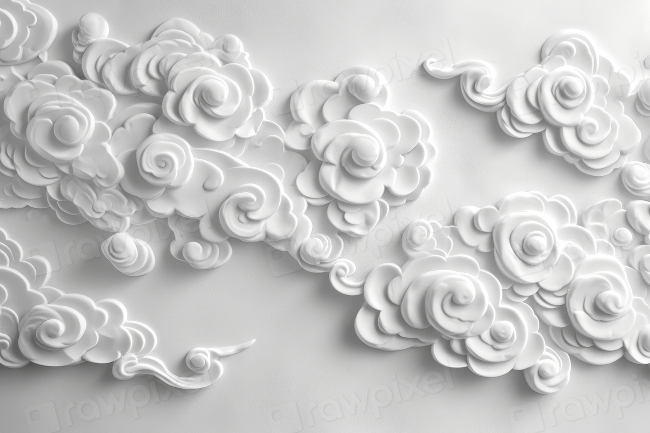 Bas-relief chinese cloud frame sculpture | Free Photo - rawpixel