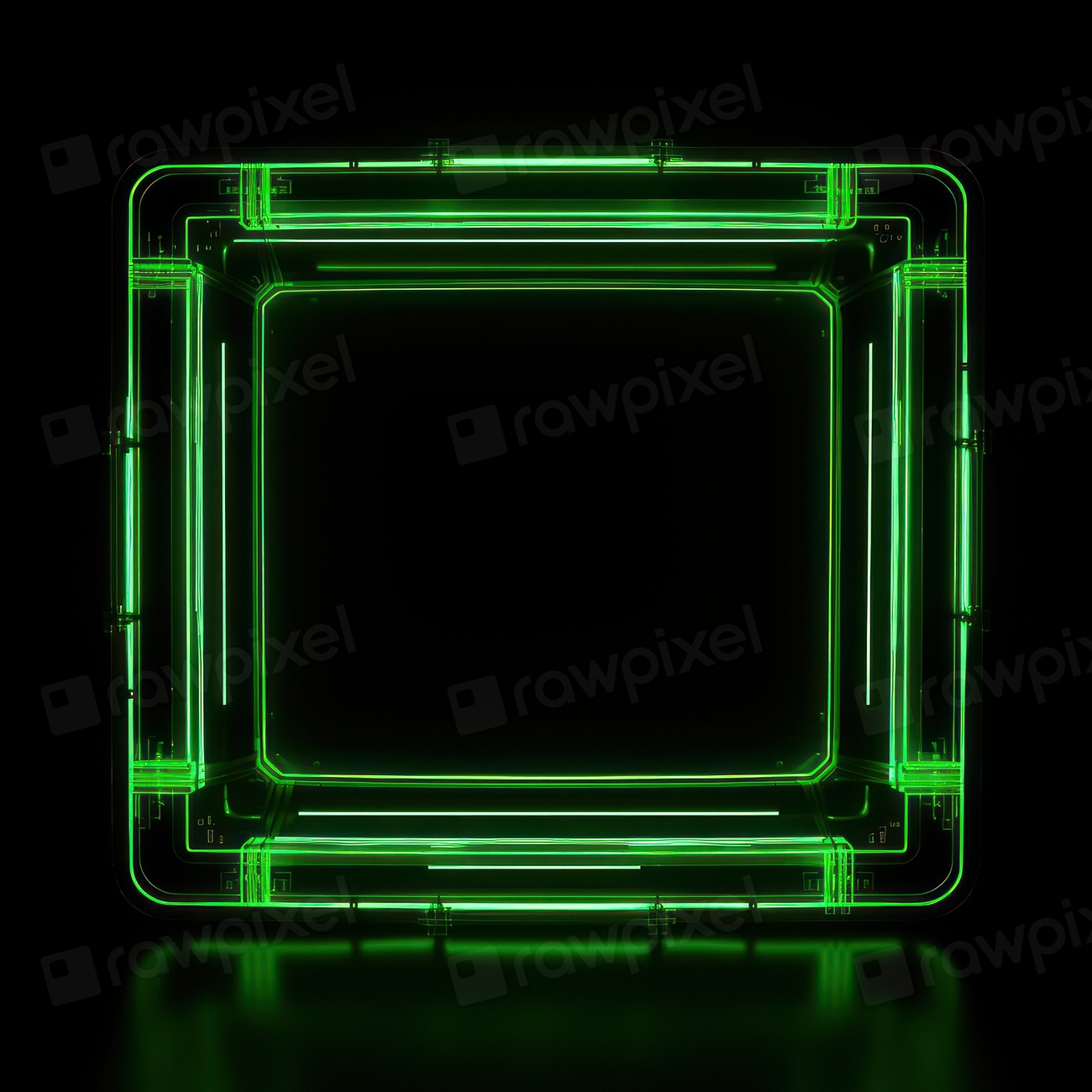 Frame light neon technology. | Premium Photo Illustration - rawpixel