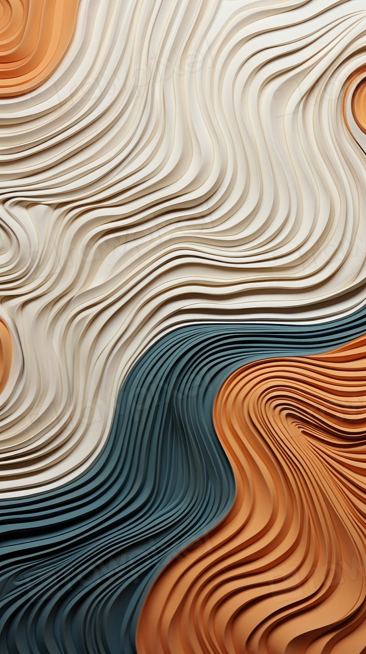 Wave bas relief pattern art | Premium Photo - rawpixel