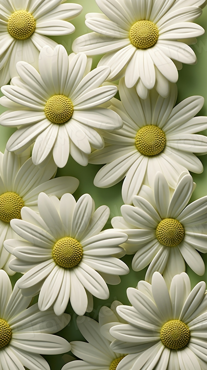 Daisy bas relief pattern flower | Premium Photo - rawpixel