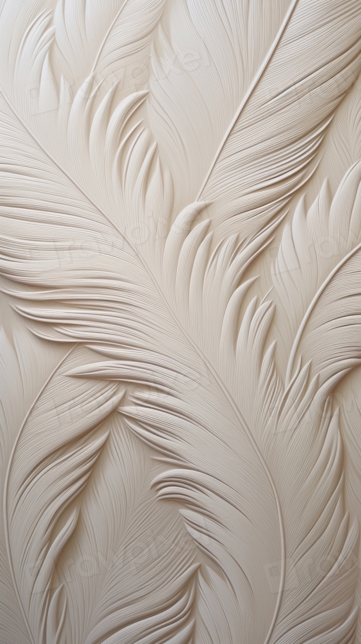 Feather bas relief pattern art | Premium Photo - rawpixel