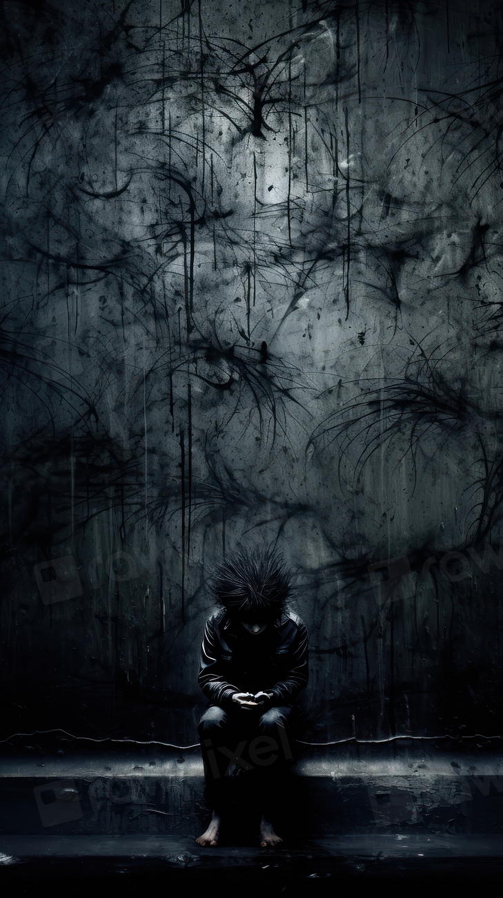 Dark wallpaper sadness architecture loneliness. | Premium Photo - rawpixel