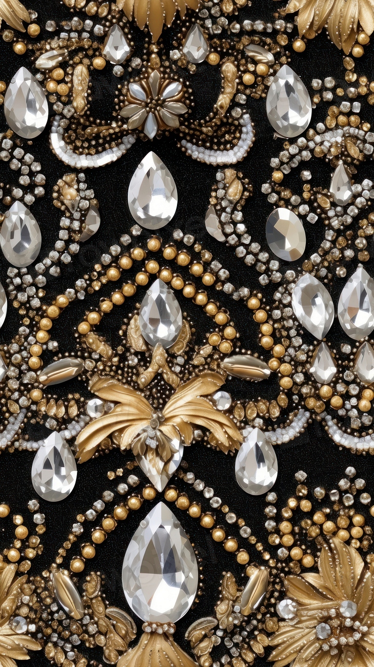 Jewelry pattern luxury bling-bling | Free Photo - rawpixel