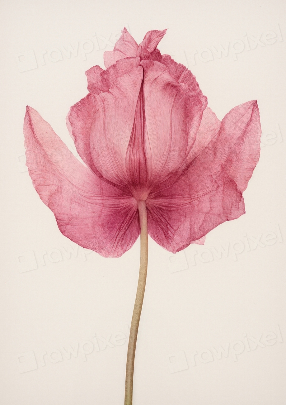 Real Pressed pink tulip flower | Premium Photo - rawpixel
