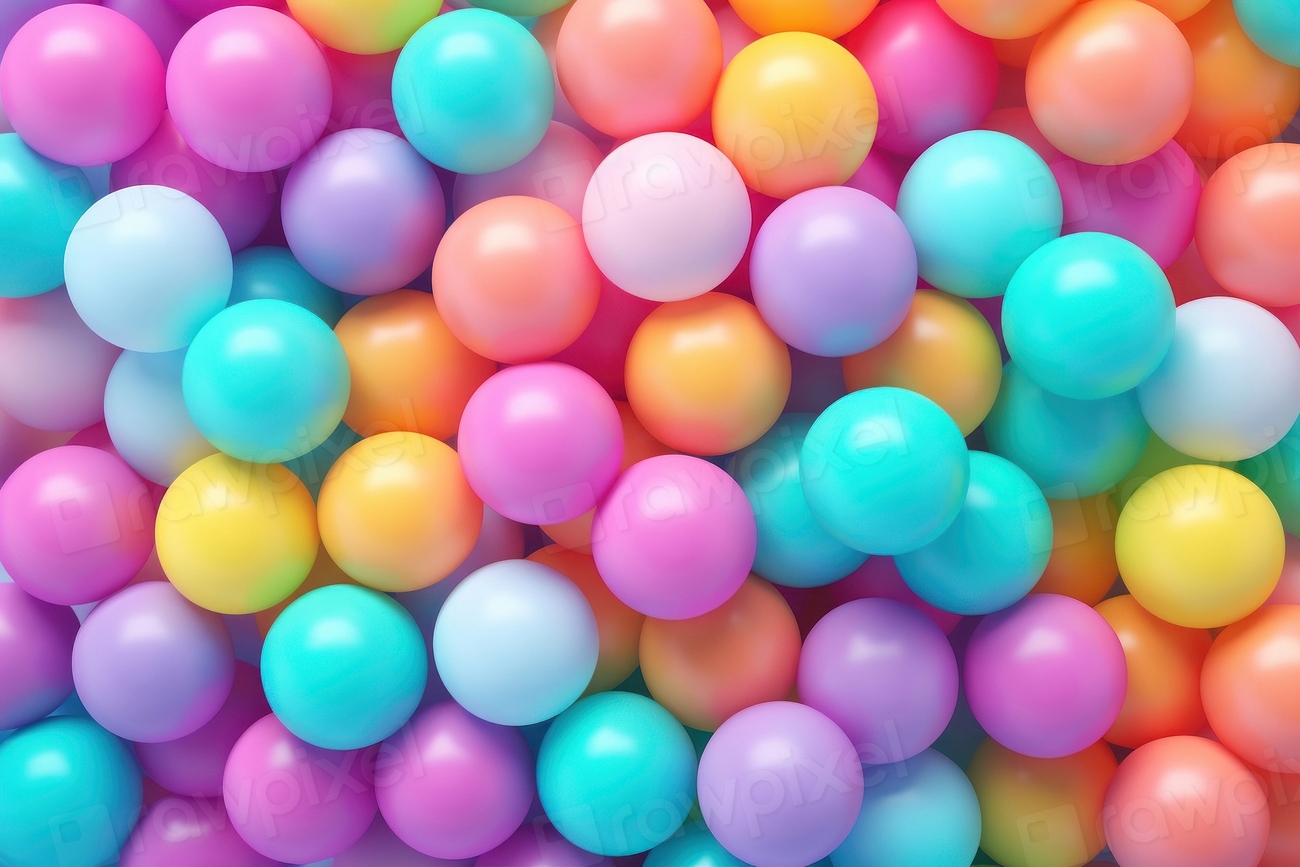 Colorful balls background backgrounds balloon | Premium Photo - rawpixel