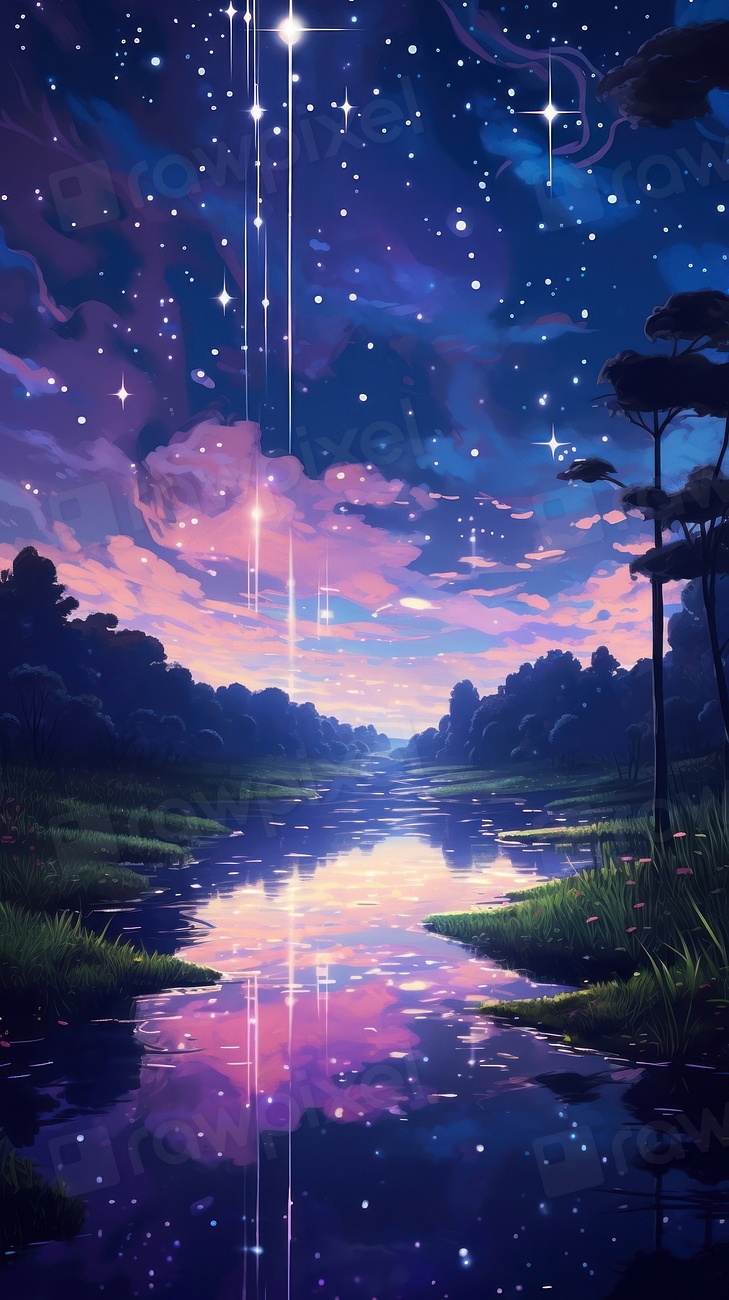 Stunning shooting star landscape outdoors | Premium Photo Illustration ...