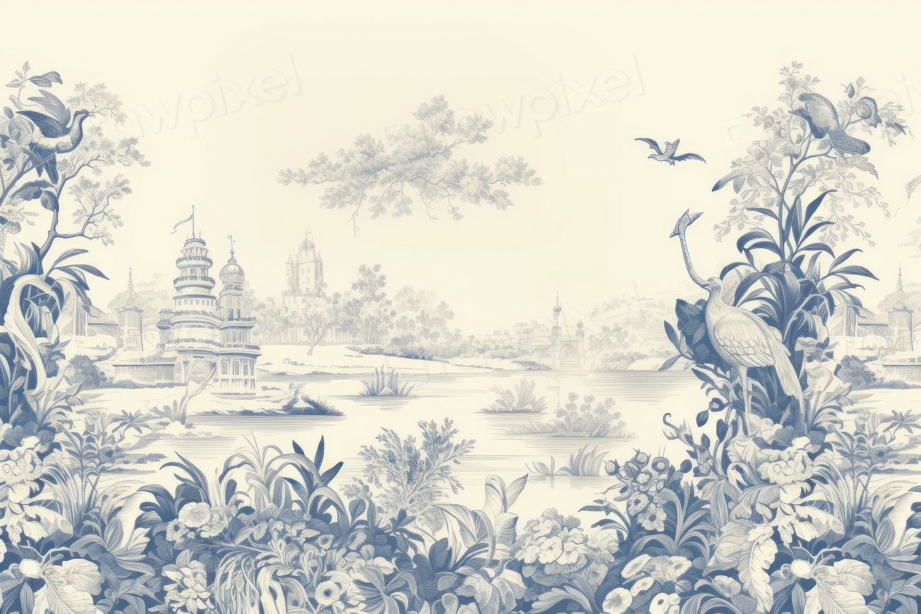 Wallpaper landscape drawing sketch. | Free Photo Illustration - rawpixel