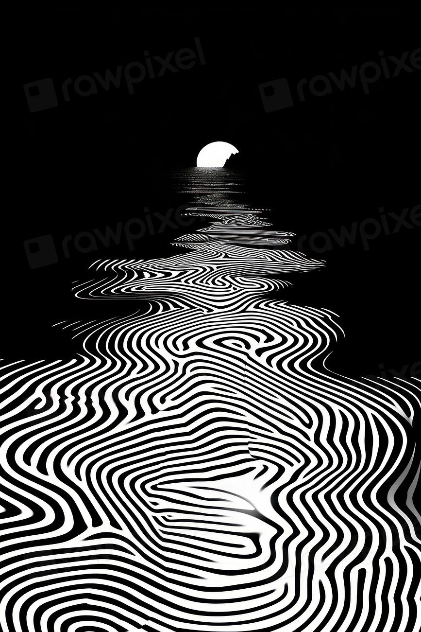 Mind bending flat line illusion | Premium Photo Illustration - rawpixel
