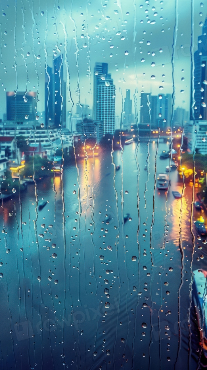 Rain scene city architecture metropolis | Premium Photo - rawpixel