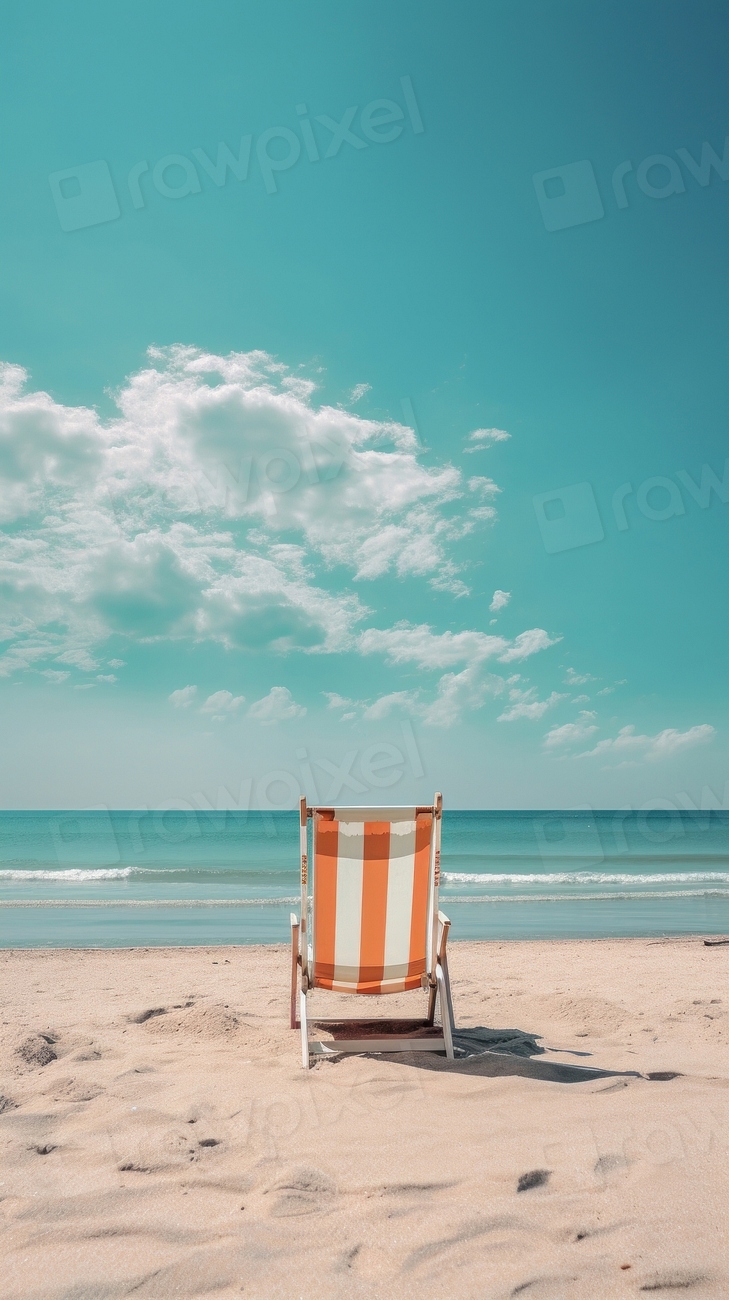 Nature beach chair furniture. | Premium Photo - rawpixel