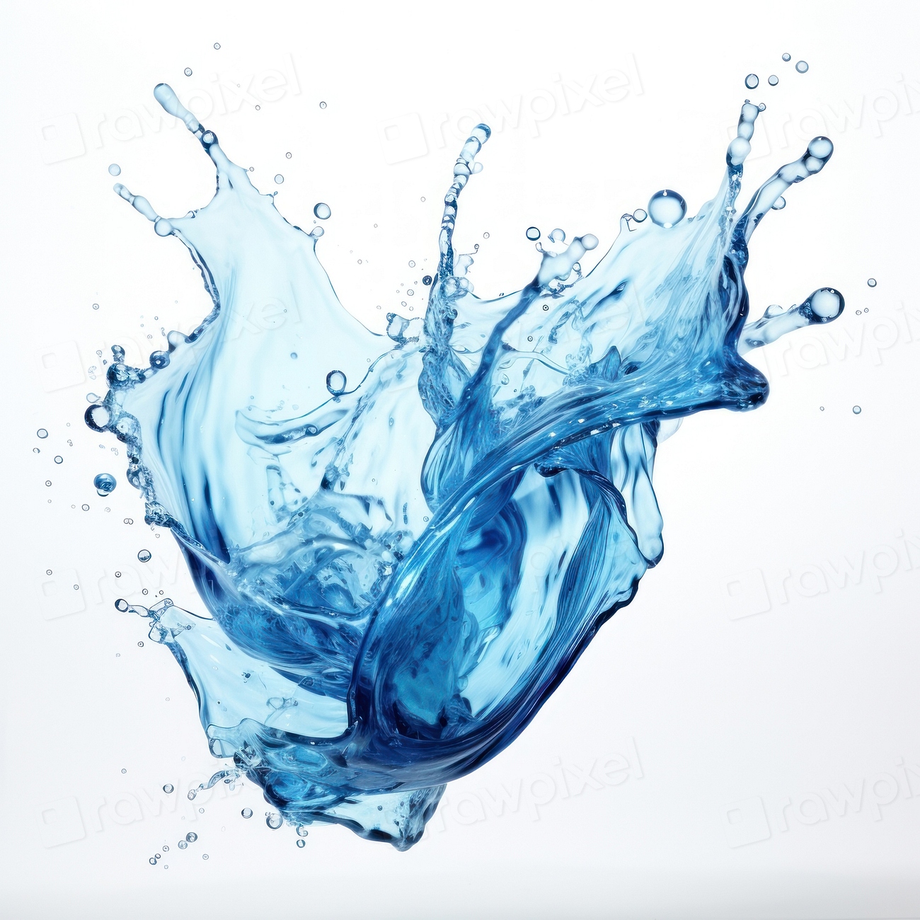 Blue Water Splash backgrounds water | Free Photo - rawpixel