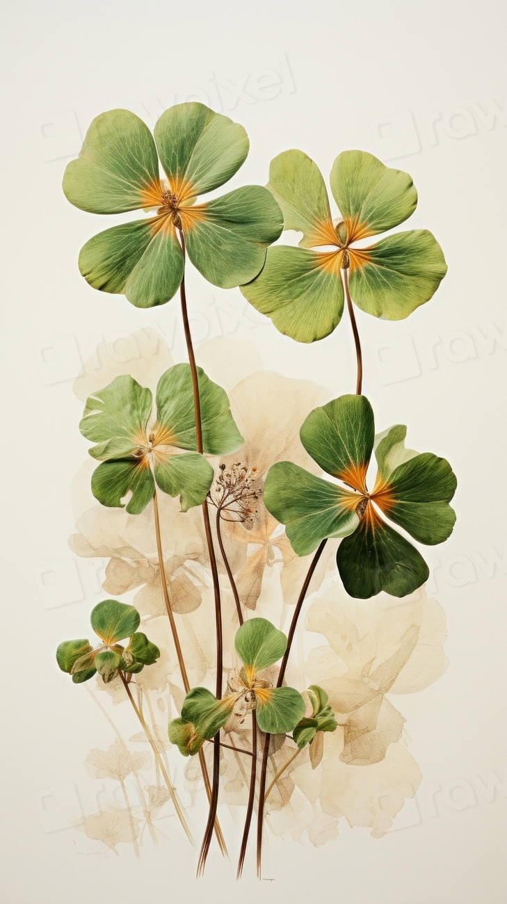 Clover leaf flower clover plant. | Premium Photo - rawpixel