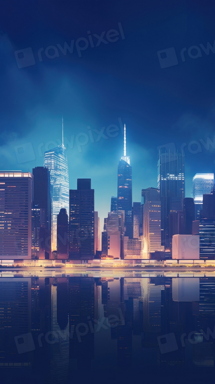 Y2k cityscape background architecture building | Free Photo - rawpixel