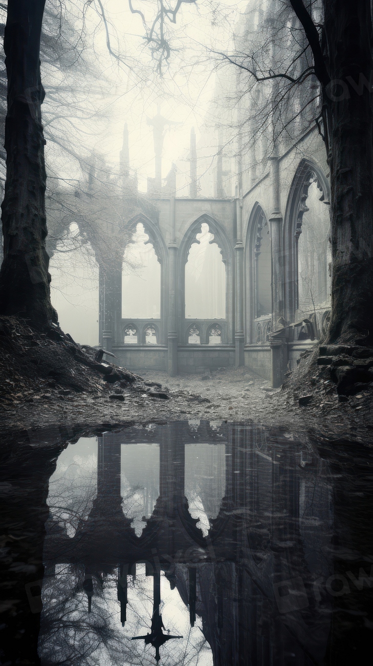 Cool wallpaper gothic ruin architecture | Premium Photo - rawpixel
