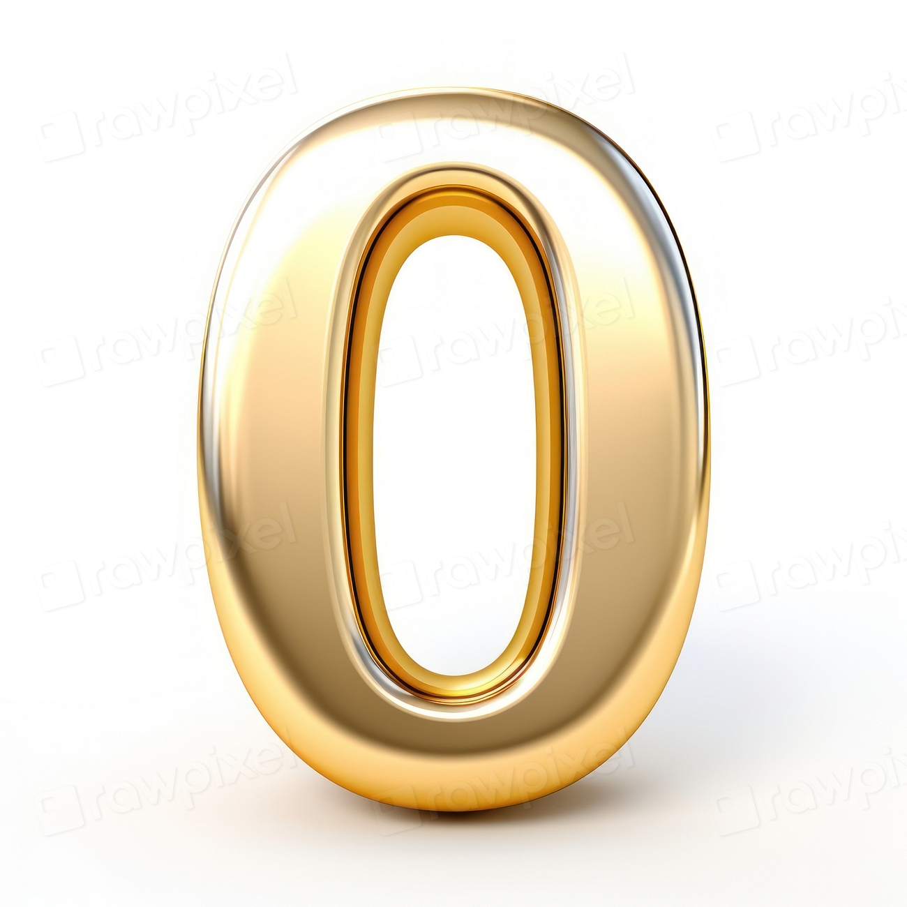 Number 0 number gold font. | Free Photo Illustration - rawpixel