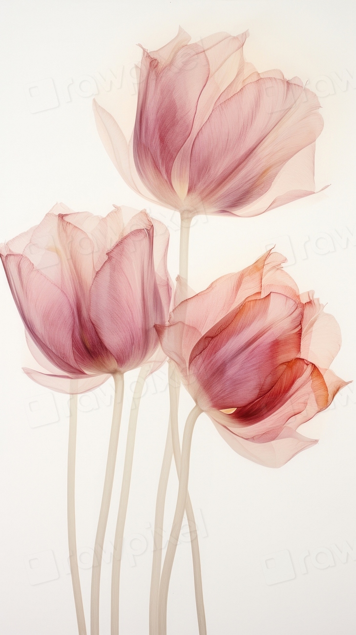 Real pressed tulip flowers petal | Premium Photo - rawpixel