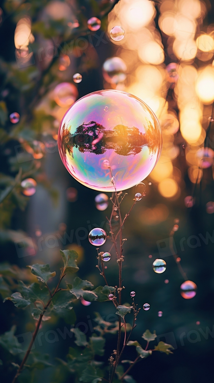 Pastel pink bubble outdoors nature. | Premium Photo - rawpixel