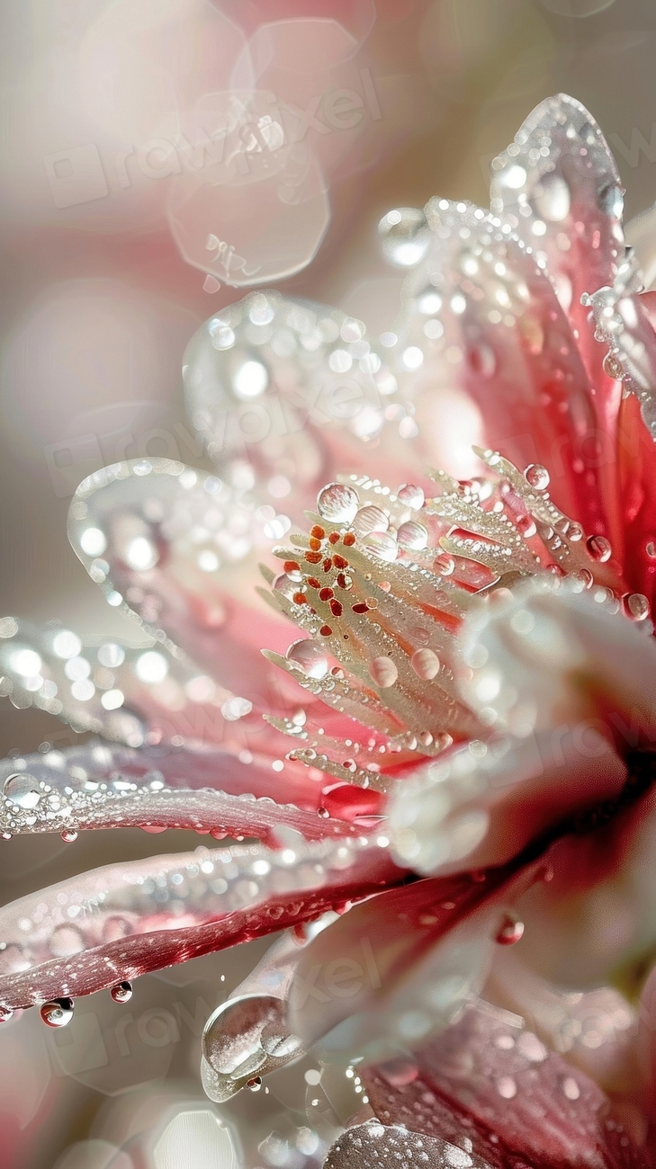 Water droplets love flower blossom | Premium Photo - rawpixel
