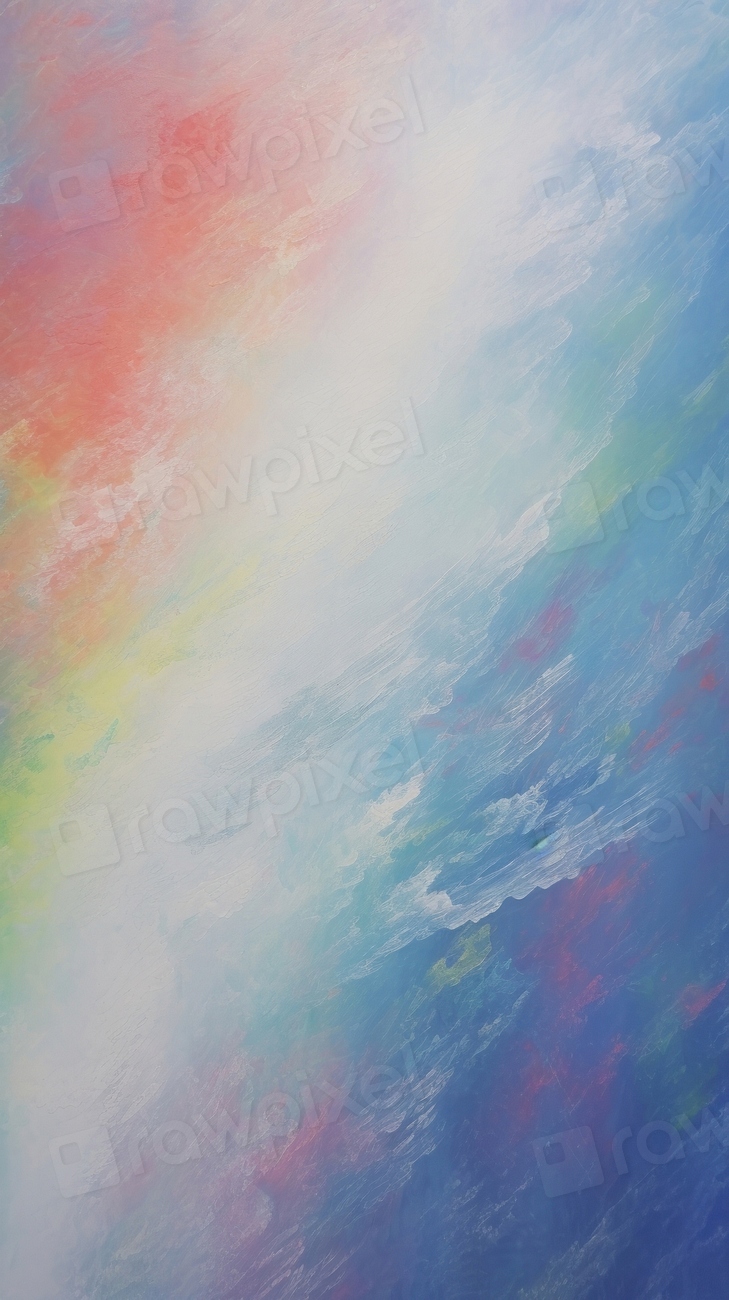 Rainbow wallpaper art painting texture. | Premium Photo Illustration ...
