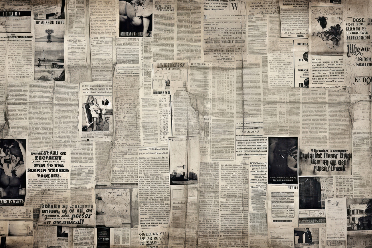 Newspaper Magazine Collage Background newspaper | Free Photo ...