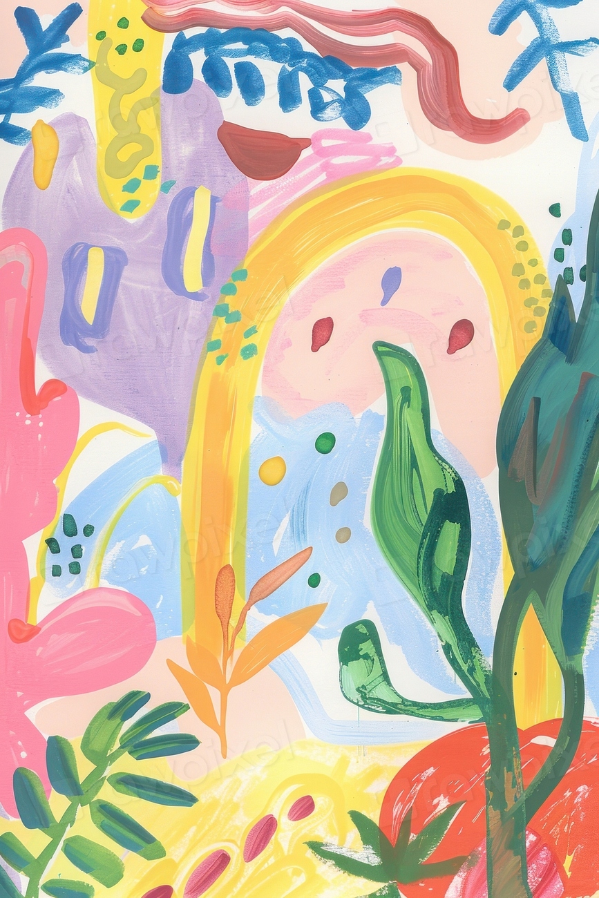 Cute Arch illustration backgrounds painting | Free Photo Illustration ...