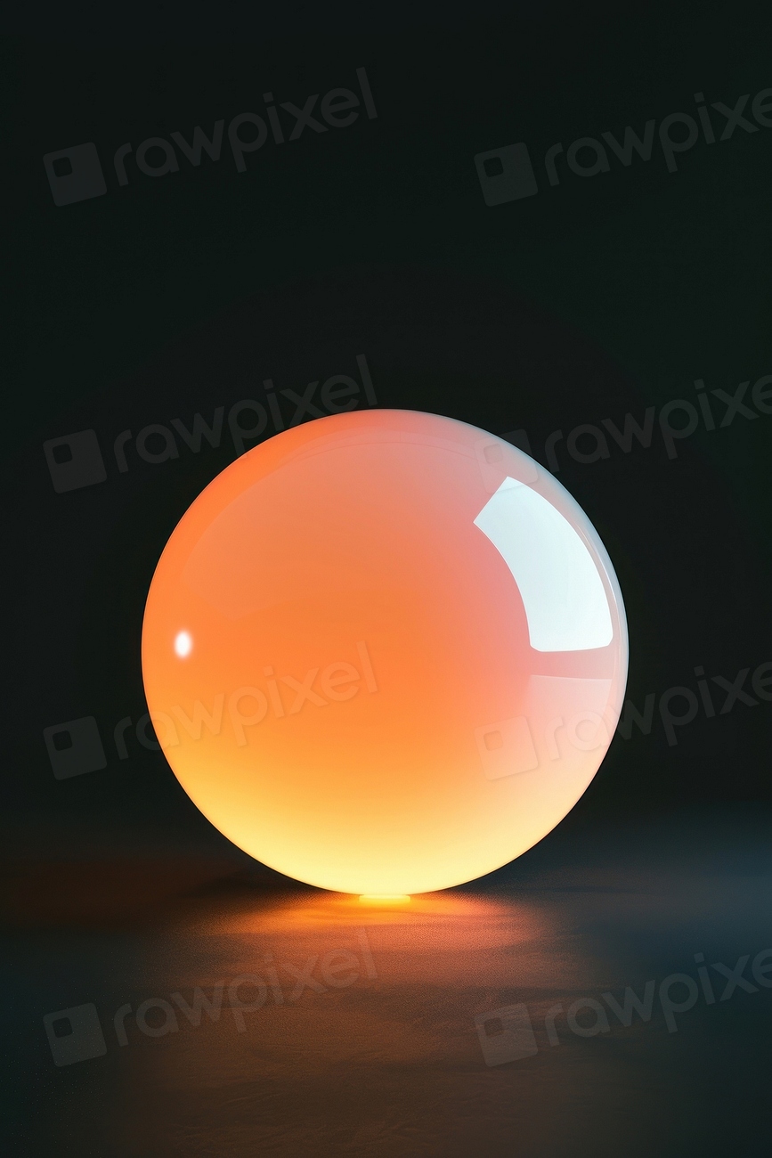 3d render glowing ball lighting | Premium Photo Illustration - rawpixel