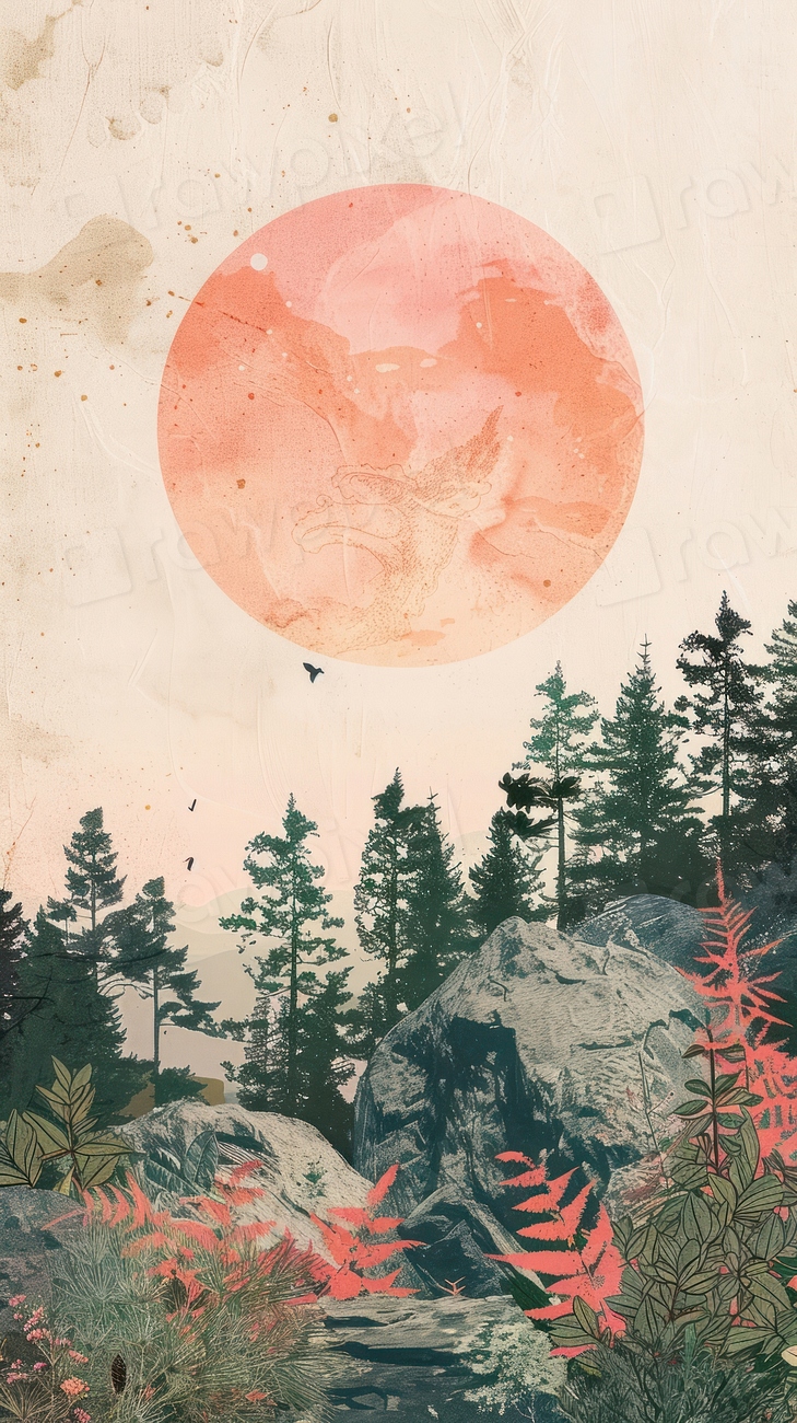 Nature postcard vegetation wilderness rainforest. | Premium Photo ...