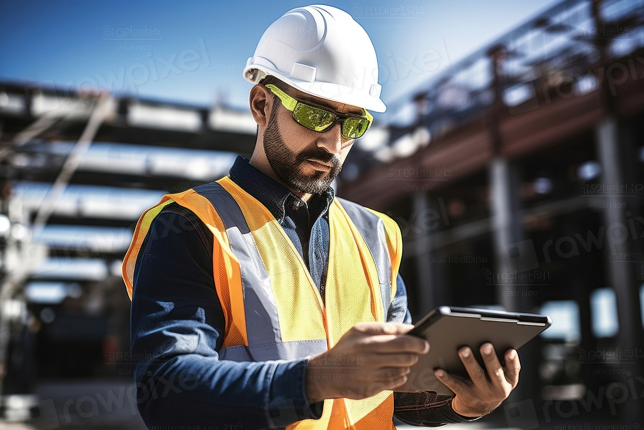Engineer checking tablet construction computer | Free Photo - rawpixel