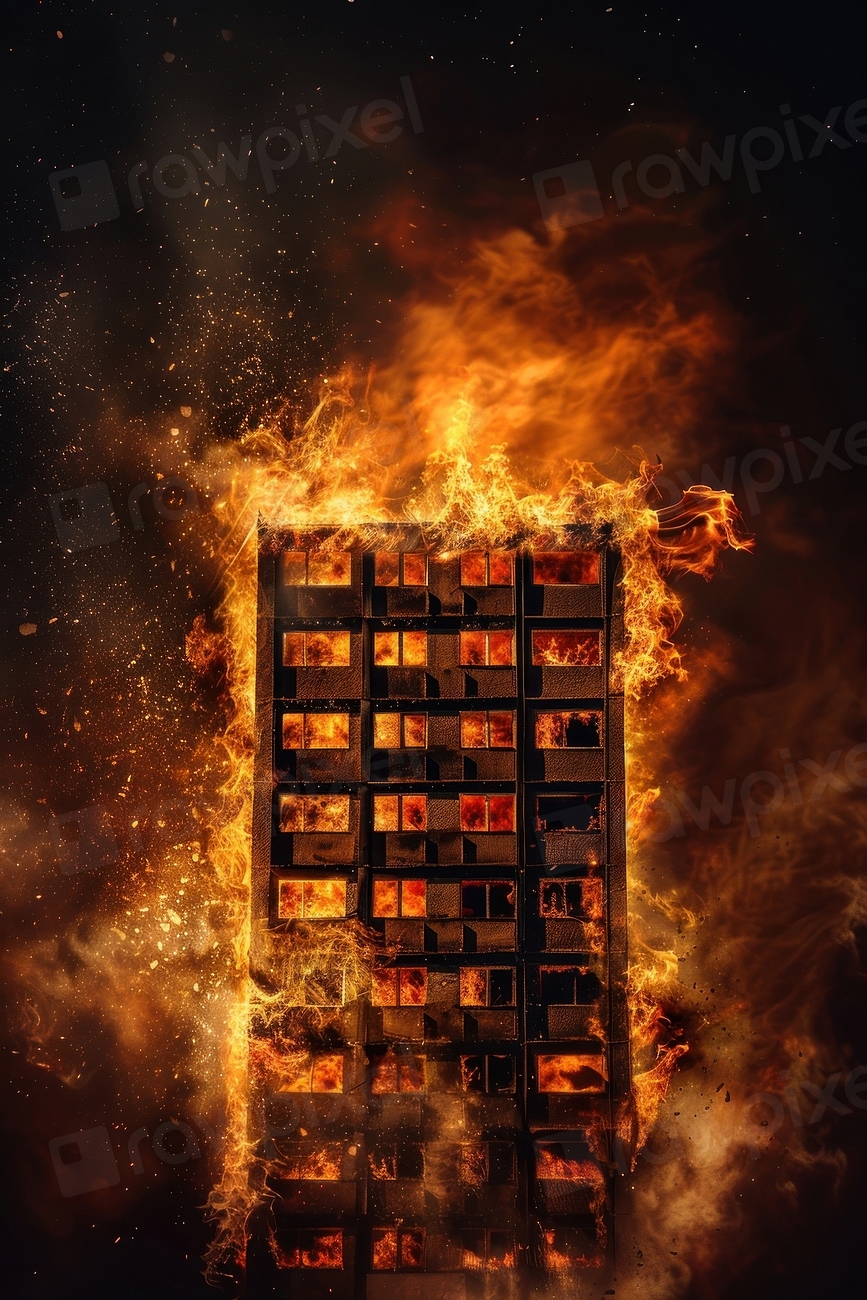 Photo building flame fire bonfire | Premium Photo - rawpixel
