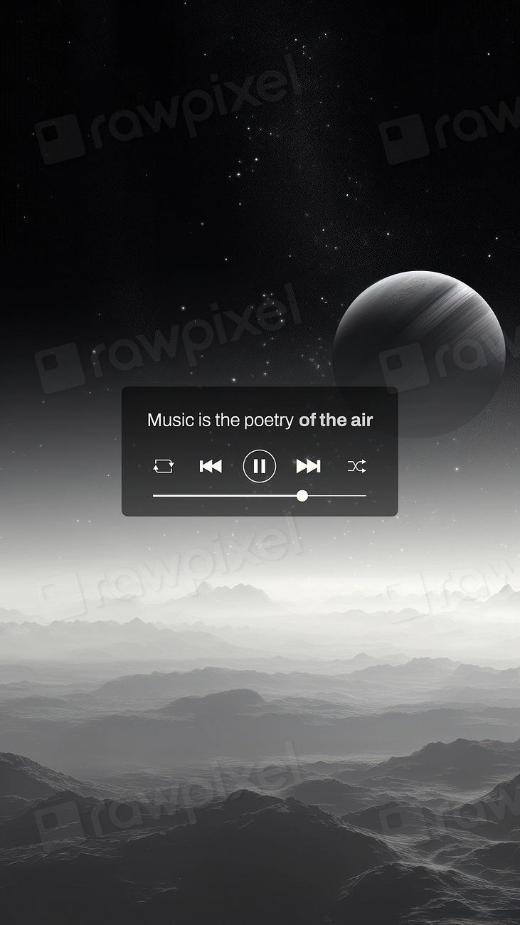 Music is poetry air Facebook | Free Photo - rawpixel