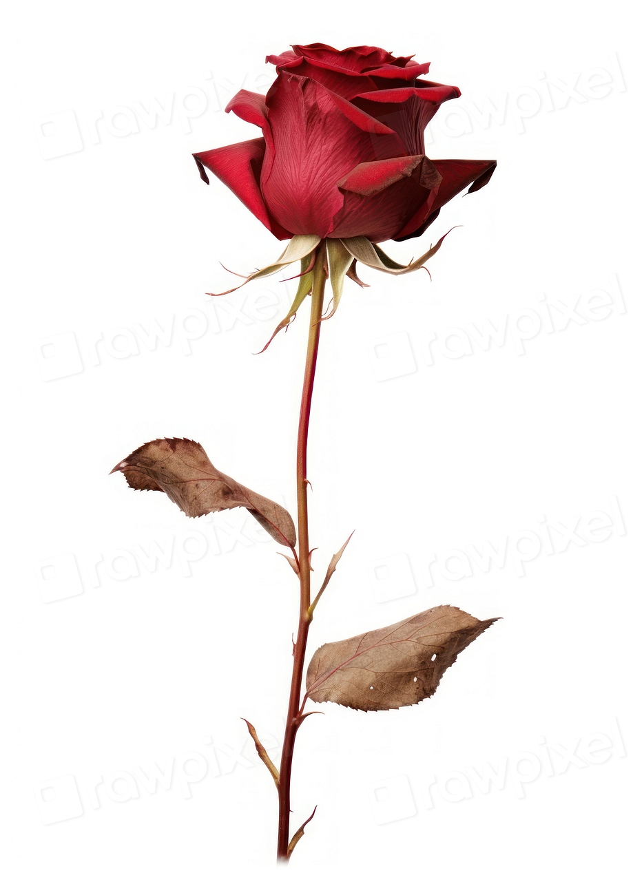 Pressed red rose flower dried | Free Photo - rawpixel