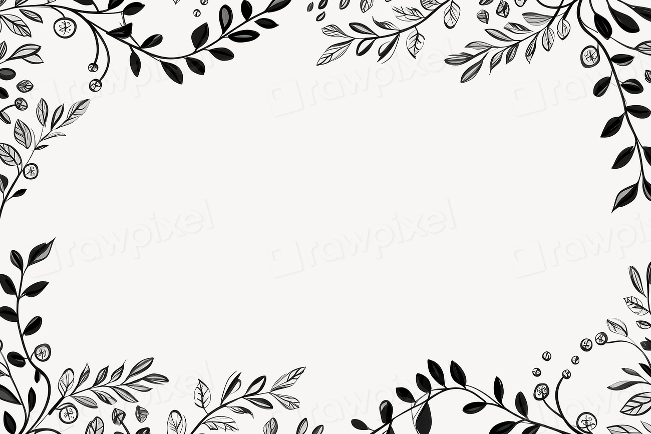 Leaf Border Clipart illustration decorative | Free Vector - rawpixel