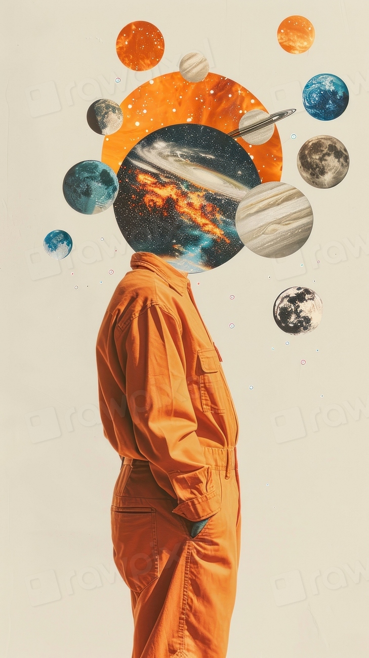 Astronomy universe planets collage. | Free Photo Illustration - rawpixel