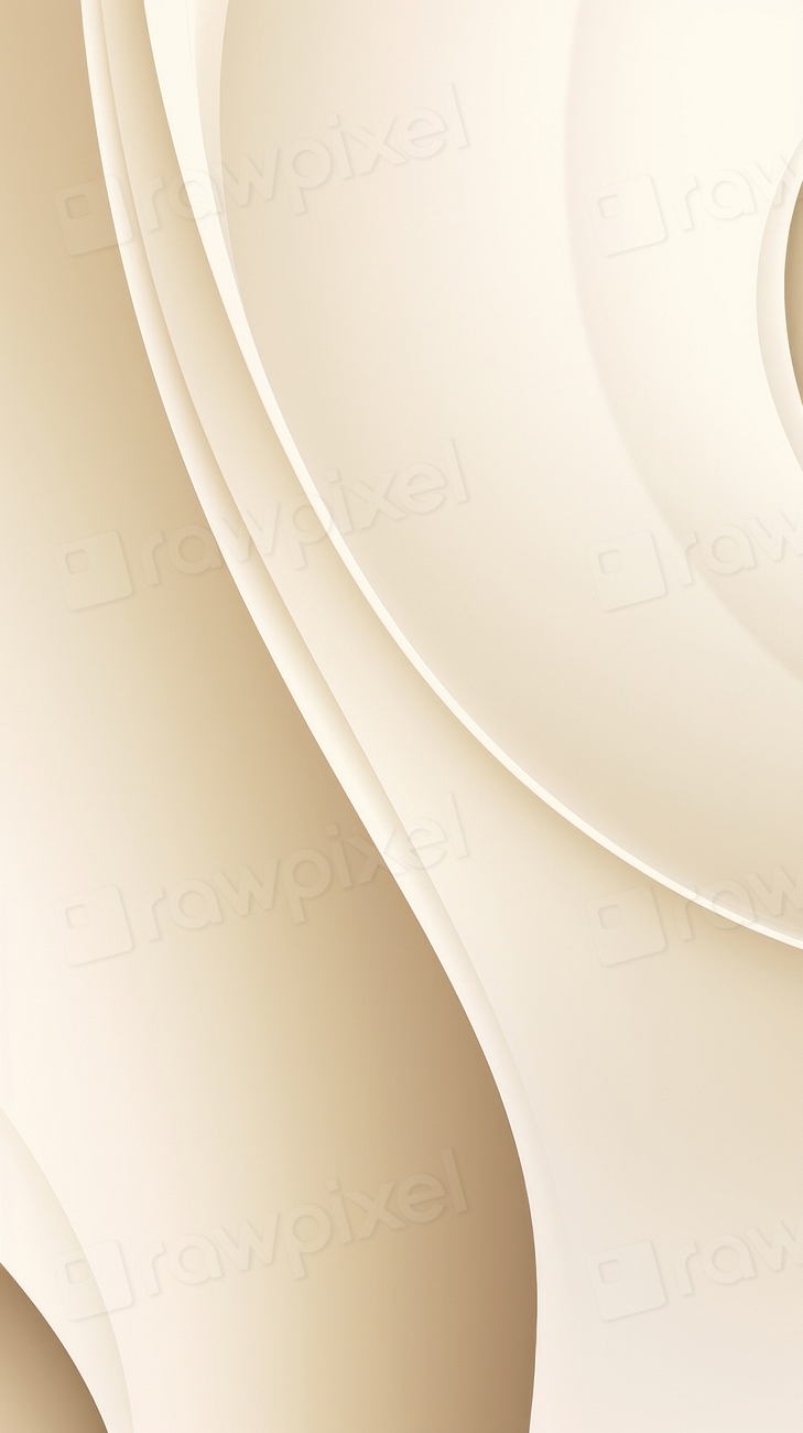 Abstract curve wallpaper matte cream | Free Photo Illustration - rawpixel
