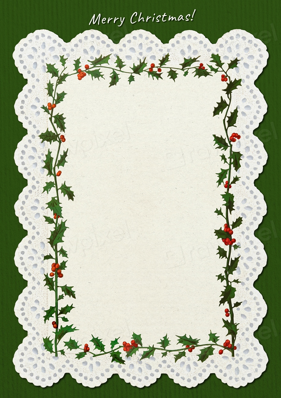 Merry Christmas blank wishlist template | Free Photo - rawpixel