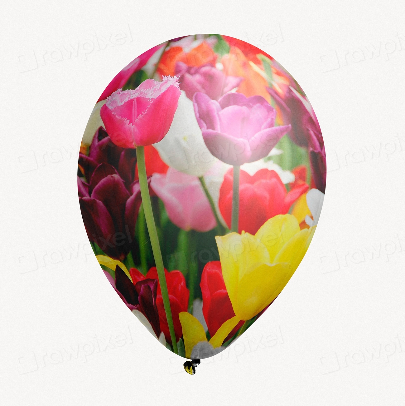 Tulip flowers balloon clipart, Spring | Free Photo - rawpixel