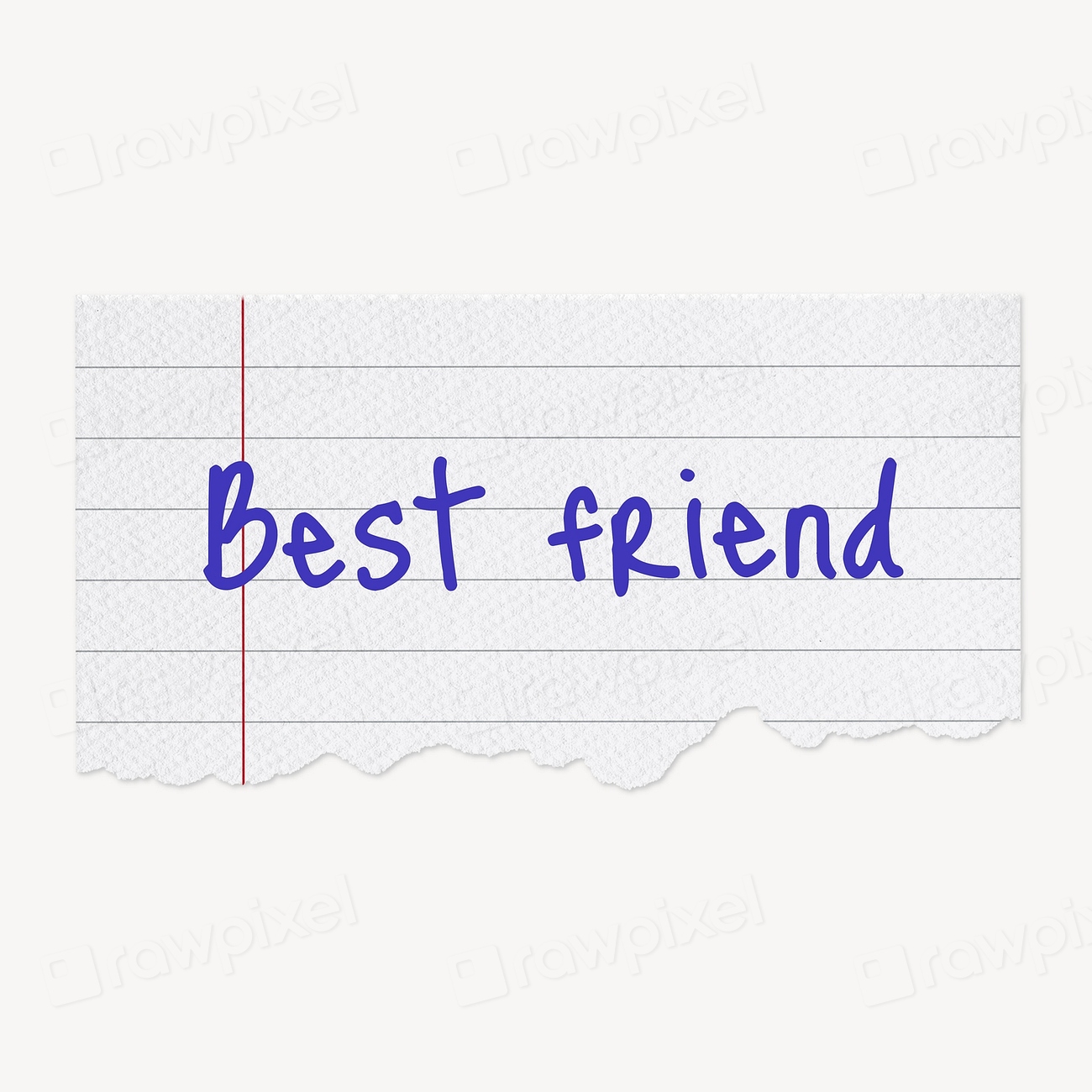 Best friend word typography, stationery | Free Photo - rawpixel