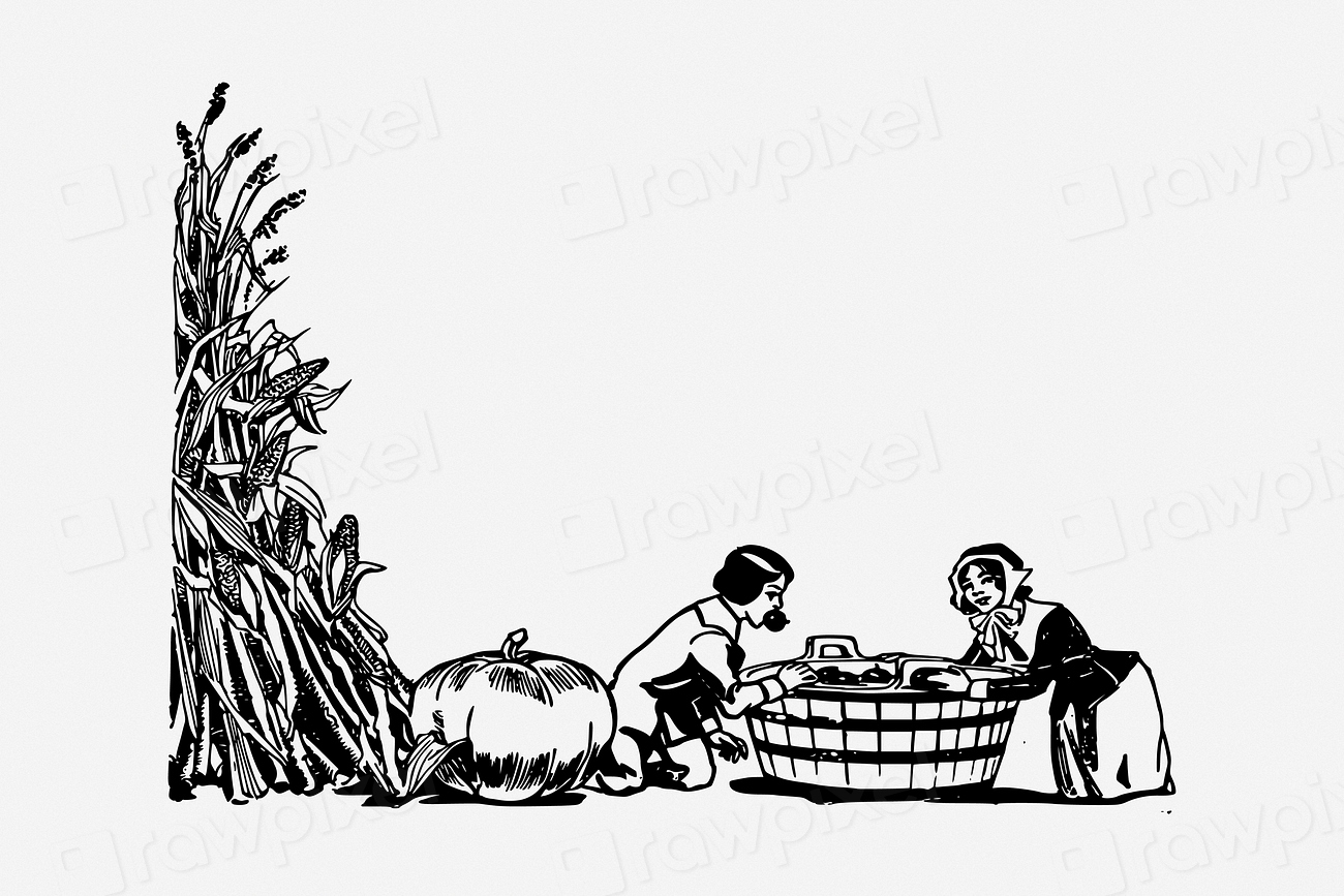 Countryside border, vintage illustration. | Free Photo - rawpixel