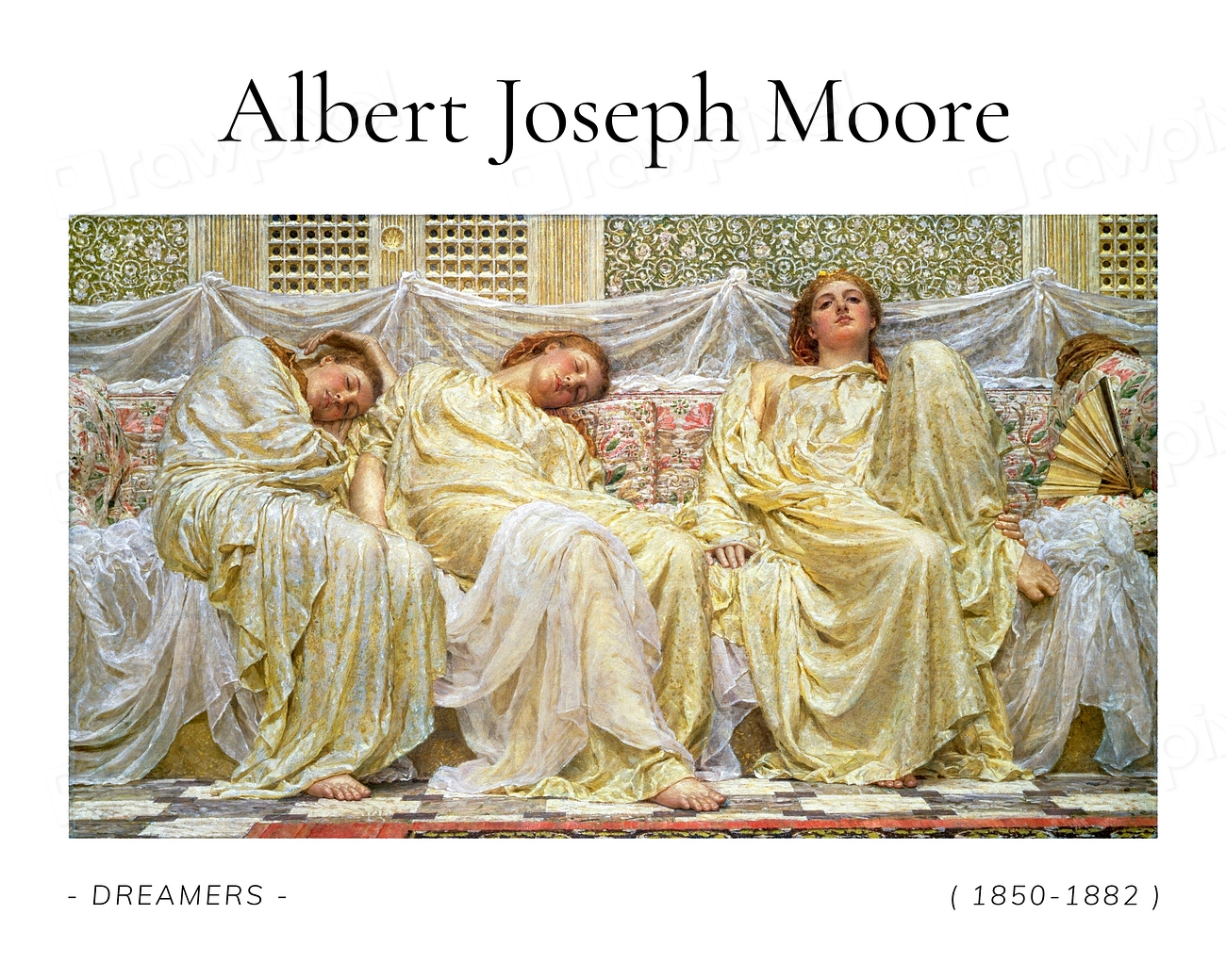Albert Joseph Moore poster art | Premium Photo - rawpixel