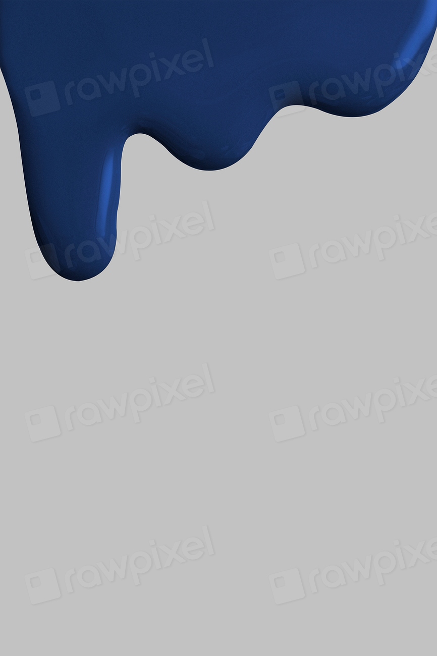Blue paint drip psd background | Free PSD - rawpixel