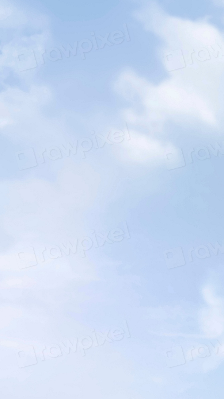 Blue sky wallpaper vector with clouds | Free Vector - rawpixel