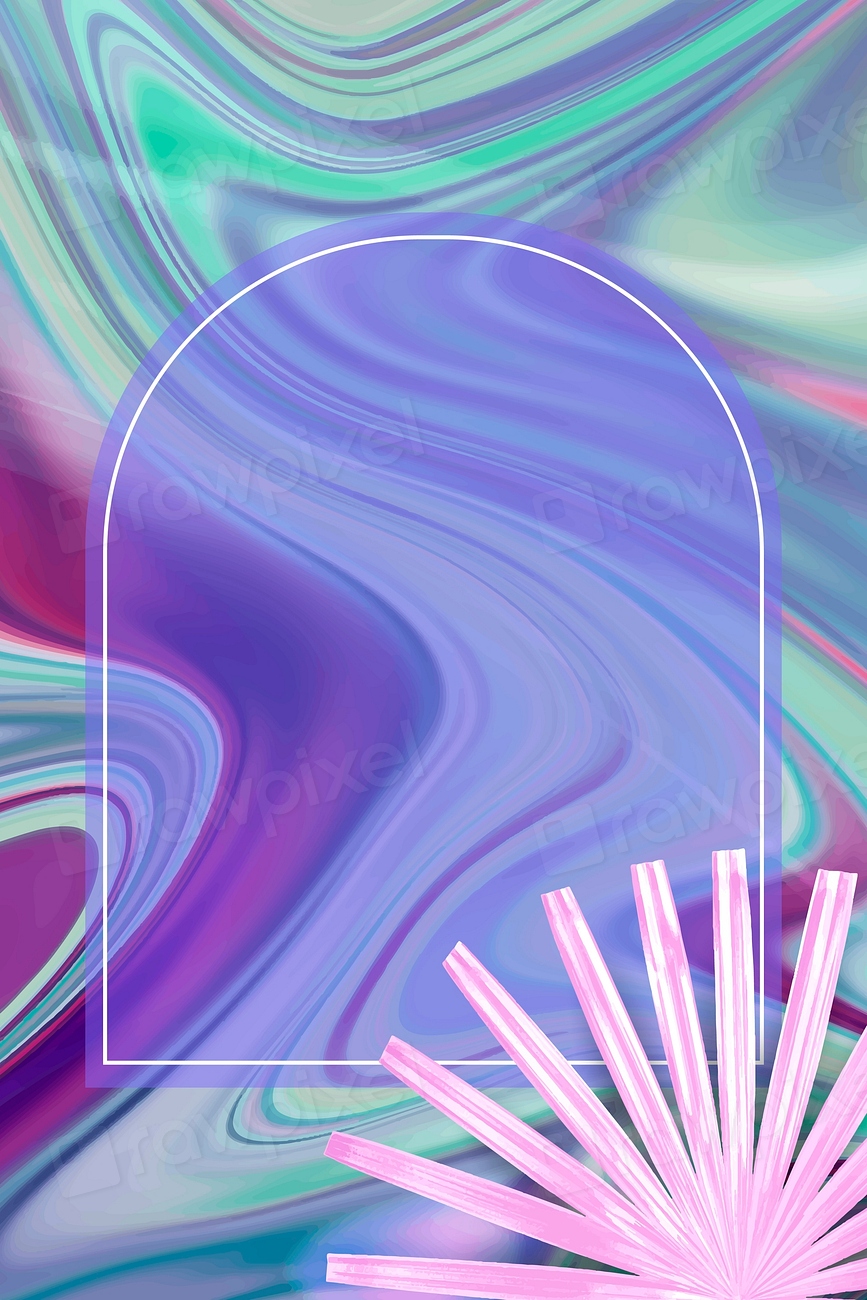 Green fluid art frame vector | Vector - rawpixel