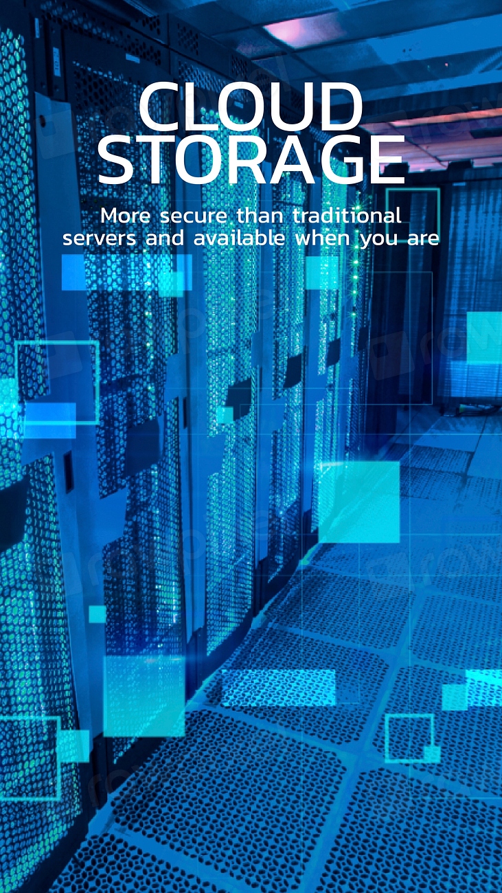 Cloud storage template vector big | Premium Vector Template - rawpixel