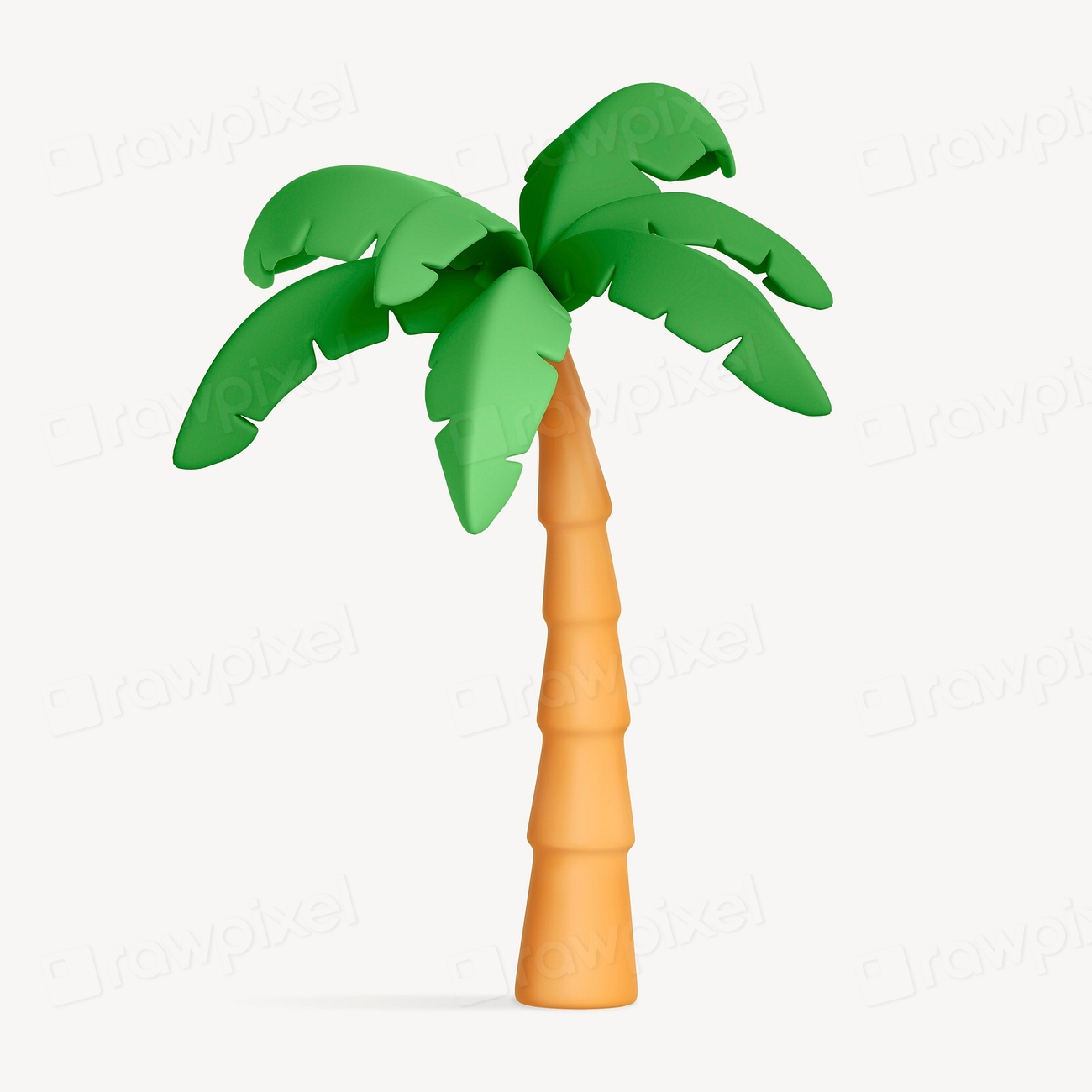 3D coconut tree collage element, | Premium PSD Illustration - rawpixel